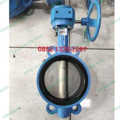 Jual TOZEN butterfly valve cast iron 12" Gear operated disc ss316 ...