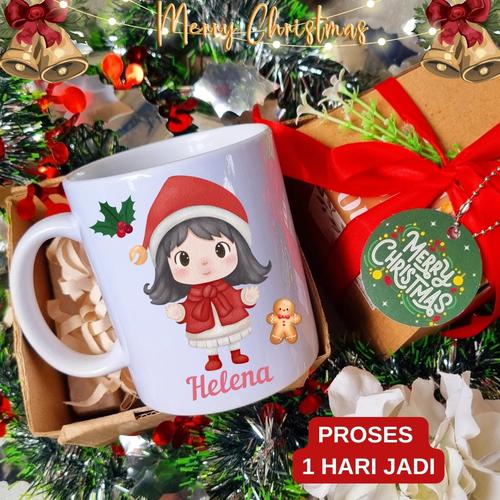 Jual Kado Natal Mug / Hampers Natal Christmad Gift / Mug Natal Custom ...