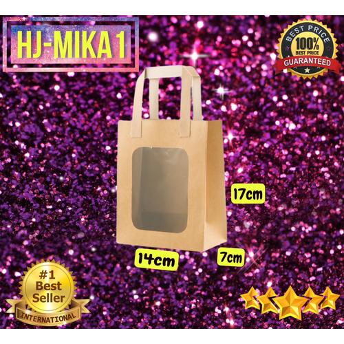Jual Paperbag HJ Mika 1 14x7x17 Paperbag Polos Snack Tas Belanja ...