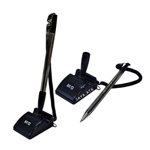 Jual PULPEN MEJA TEMPEL PEN STAND HITAM BIRU 0.7MM M&G ABP64873 ...