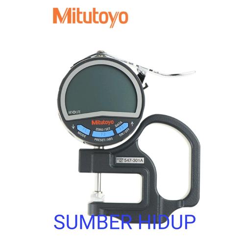 Jual Mitutoyo 543-301A Digimatic Thickness Gauge 0-10mm/0.01mm Digital ORI 10510547 Digital ...