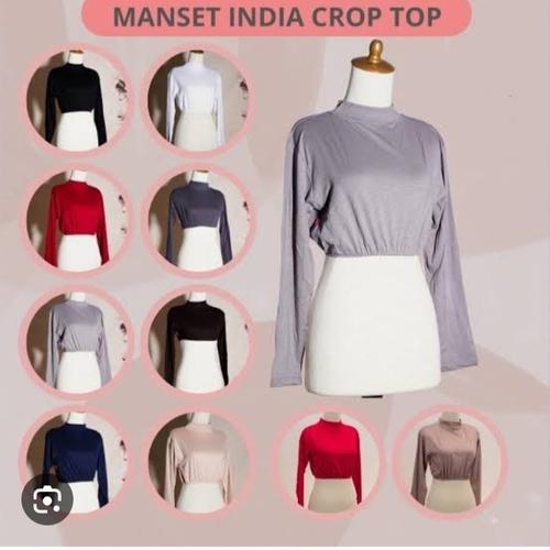 Jual manset baju lengan panjang crop top jumbo - Jakarta Barat - finda ...