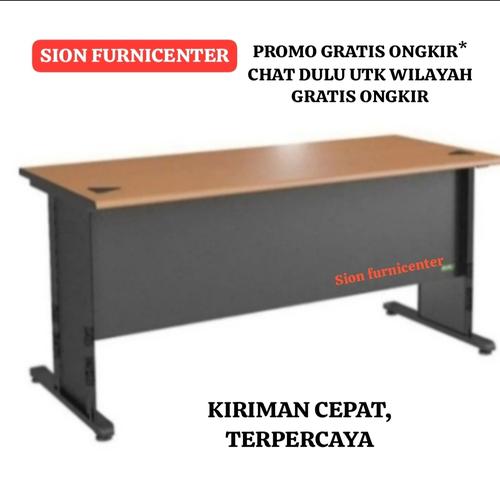 Jual meja kantor 120 cm / meja kantor 1/2 biro / setengah biro / meja ...