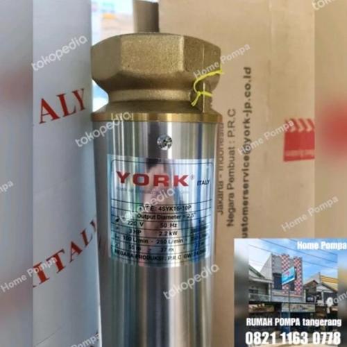 Jual EF Pompa Satelit York 3Hp 1Phase 4syk16/10 Submersible Pump York ...