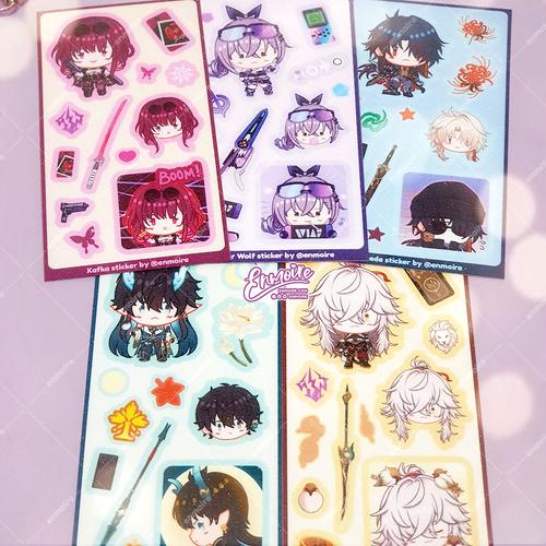 Jual Honkai Star Rail Glitter Sticker Sheet - Jing Yuan - Jakarta Utara ...