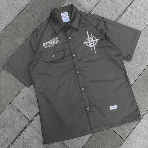 Jual Workshirt - Seattlestate Workshirt GREY "HOPS" - Abu-abu, M - Kab ...