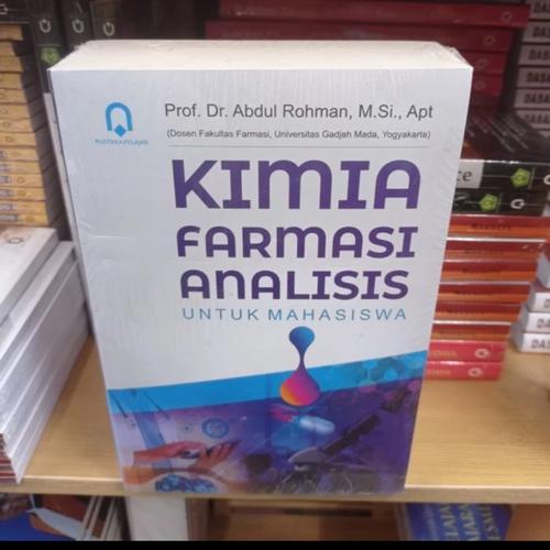 Jual Buku KIMIA FARMASI ANALISIS. by. Prof Dr. Abdul Rahman - Jakarta Selatan - RUANG BACA JKT ...