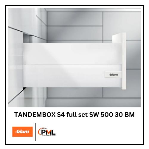 Jual TANDEMBOX S4 full set standard drawer side intivo Silk white 500 ...