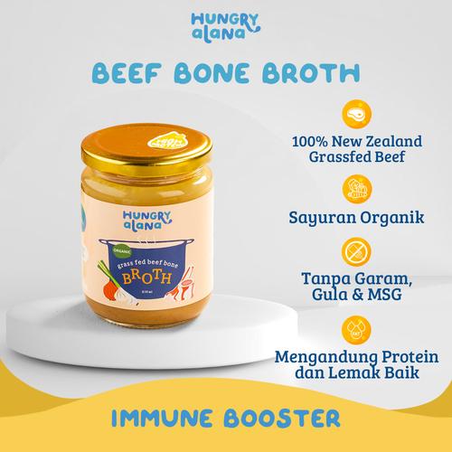 Jual Hungry Alana - Grass Fed Beef Bone Broth - Kaldu Tulang Sapi ...