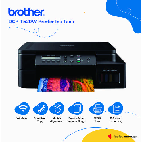 Jual Printer Brother DCP-T520W Ink Tank - Print/Scan/Copy - A4 ...
