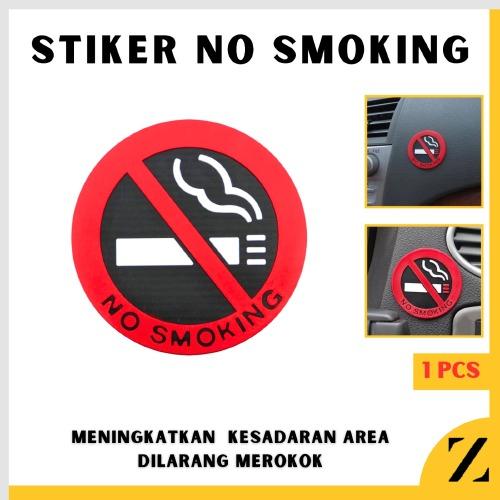 Jual Sticker No Smoking Dilarang Merokok Tempelan Stiker Anti Asap ...