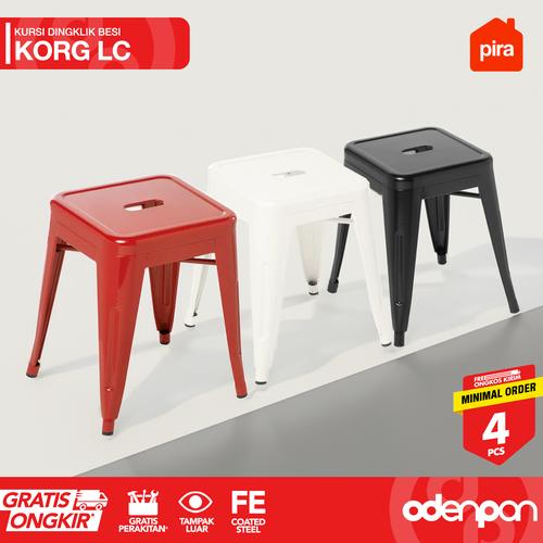 Promo PIRA Kursi Bangku Stool Dingklik Cafe Besi Import Outdoor KORG LC ...