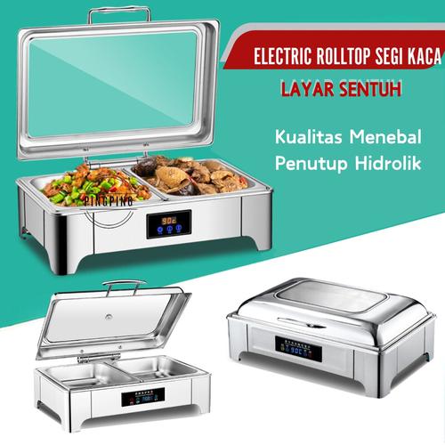 Jual Elektrik Rolltop Segi Kaca Layar Sentuh 9 L/ Rolltop Elektrik Segi ...