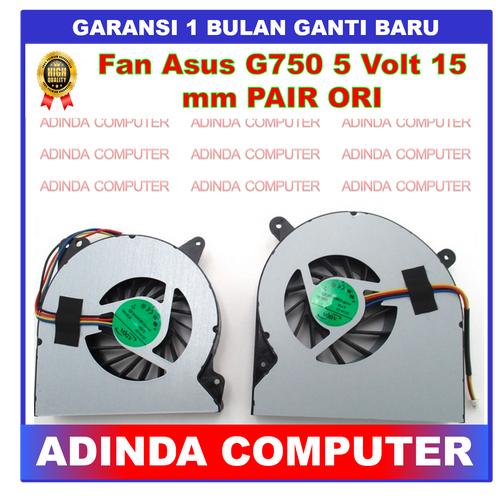 Jual Fan Asus ROG G750 G750J G750JH G750JM G750JS 5 Volt Sepasang ORI ...