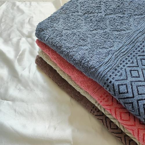 Promo Handuk Mandi Dewasa Motif Kotak Kecil Bahan Katun Ukuran 70x140 ...