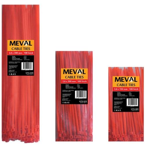 Promo Kabel Ties 3,6mm x 30cm / 300mm Cable Tis Merah isi 100pcs Kuat ...