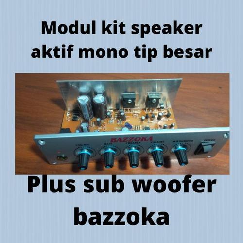 Jual Ready Modul kit rangkaian power ampli speaker aktif bazzoka mono ...