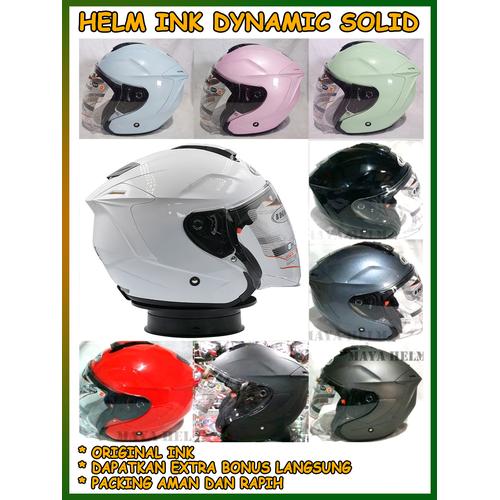 Jual helm ink dynamic solid - black doff, L - Kota Bandung - mayahelm ...