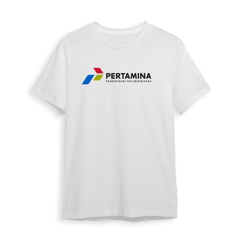 Jual Kaos Parodi Pertamina - Plesetan Pelaminan - Unik - Putih, S - Kab ...