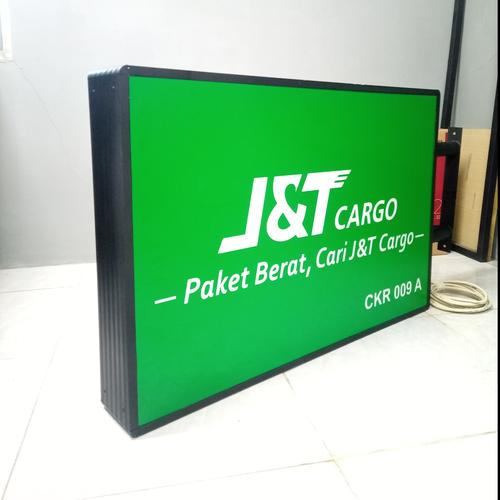 Jual Neon box kotak J&T express/cargo Ukuran 60cm x 95cm - 2 sisi ...