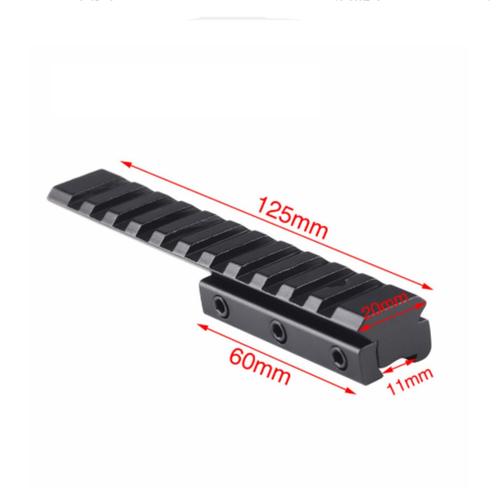 Jual RAIL MOUNT ADAPTER WEAVER PICATINNY RISER 11mm to 20mm SCOPE ...