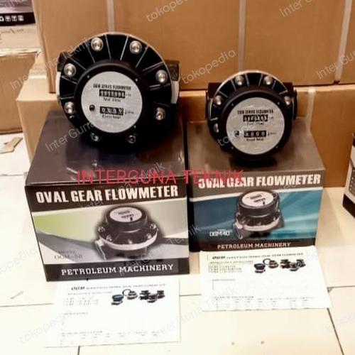 Jual Oval Gear Flowmeter 1.1/2" inch / Flowmeter meteran solar 1.5 ...