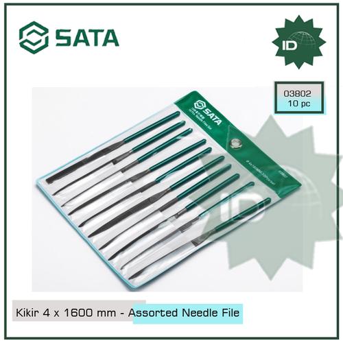 Jual KIKIR 03802 - 10PC. ASSORTED NEEDLE FILE SET 4X160MM SATA ...