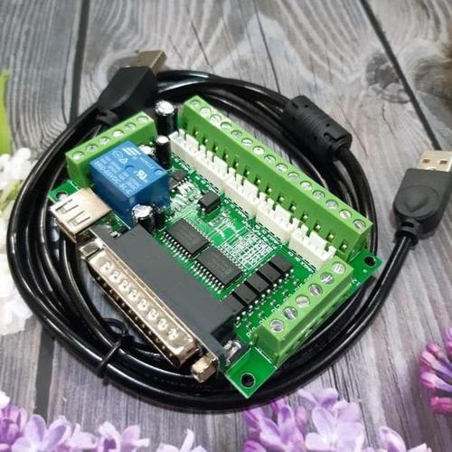 Jual New New Axis Cnc Controller Board Mach3 Interface Usb Lpt 12V-24V - Kota Surabaya ...