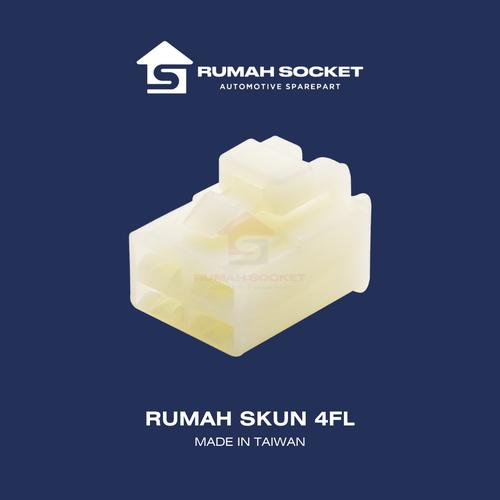 Jual SOCKET / SOKET ONLY / RUMAH SKUN 4FL / 4 PIN BESAR FEMALE CEWEK ...