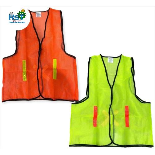 Jual Rompi jaring proyek/Rompi pekerja - Orange, all size - Kota ...