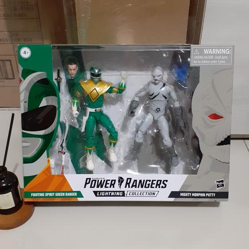 Jual HASBRO POWER RANGERS LIGHTNING COLLECTION GREEN RANGER & Z PUTTY ...