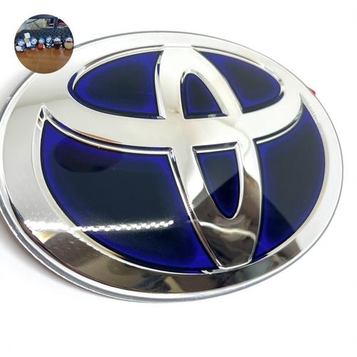 Jual Emblem Mobil Logo Toyota Hybrid Original Hitam Biru 12CM - Jakarta ...