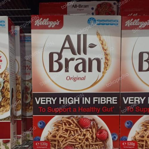 Jual Kellogg's All Bran Original High Fiber Wheat Bran Cereal Sereal ...