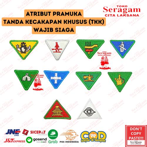 Jual Bet / Badge Tanda Kecakapan Khusus TKK Wajib Pramuka Siaga Bordir ...