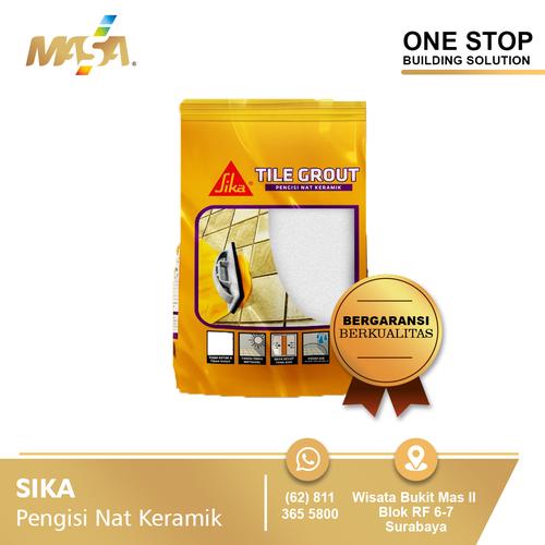 Jual SIKA TILE GROUT PENGISI NAT KERAMIK 1KG WARNA PUTIH - Kota ...
