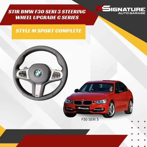 Jual STIR BMW F30 SERI 3 STEERING WHEEL UPGRADE G SERIES STYLE M SPORT ...