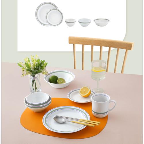 Jual Saint James Olive Plating 1 Person Home Set 5-piece Piring Bowl ...