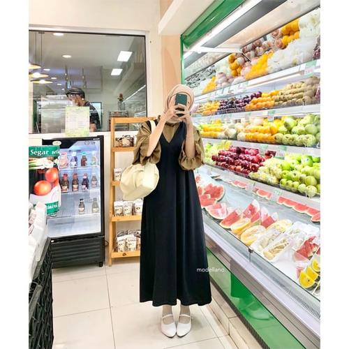 Jual YUBIN OVERALL POLOS DRESS KOREAN MAYUNG JUMBO XL XXL XXXL PJ 130 ...