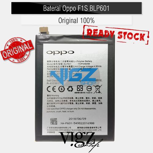Jual Baterai Oppo F1S BLP601 Original 100% - Jakarta Pusat - vigzshop original | Tokopedia