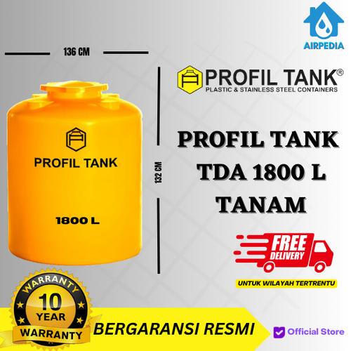 Jual Toren Air Profil Tank 1800 Tanam - TDA 1800 Liter - Biru - Kota ...
