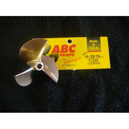 Jual 2616 3 Blade Cleaver Propeller Left – RC Boat Propeller | ABC ...