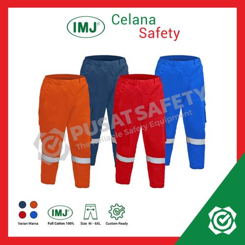 Promo Celana Safety Wearpack IMJ Full Cotton 3M Tahan Percikan Api ...