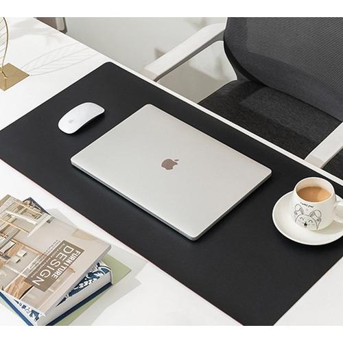Jual Premium Mouse Pad Desk Pad PU Leather 80cm x 40cm - Hitam ...