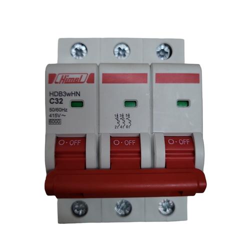 Promo MCB 3 phase 32A / Miniature Circuit Breaker 32a 3P- Himel HDB3wHN ...