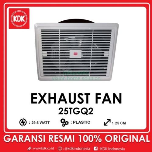 Jual Exhaust Fan KDK 25 TGQ 10" Ceiling Fan KDK Plafon KDK 25TGQ Hexos ...