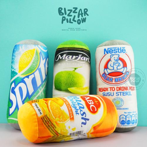 Jual Guling Motif Snack Kaleng Guling Unik Bantal Unik Guling Motif ...