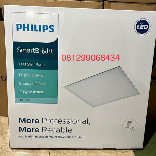 Jual Led panel Philips RC081V 40 watt 40w 60x60 30x120 40w 28w Philips - 60x60 40 watt, NW 4000K ...