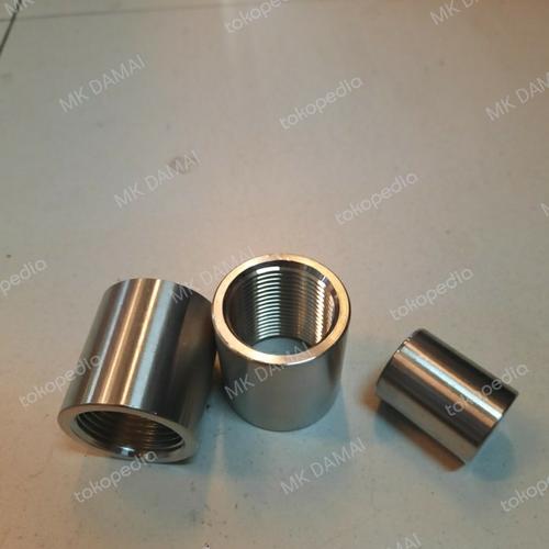 Jual Socket stainless sch40 drat 1"inch / Coupling Sch 40 - Jakarta ...