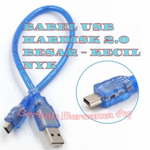 Jual KABAL USB HARDISK 2.0 BESAR - KECIL NYK / KABEL DATA 5 PIN /KABEL ...
