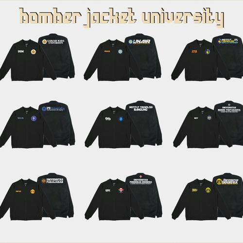 Jual Jaket Bomber Kampus UGM UNY Unair ITS IPB ITB Undip UNPAD UI ...